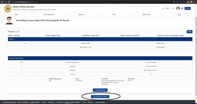 How to Register a Sale Deed Online in Bangalore via Kaveri Online ...