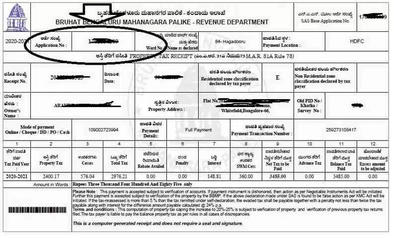 Where Can I Find My Property Tax ID Number in Bangalore? %%Discharge ...